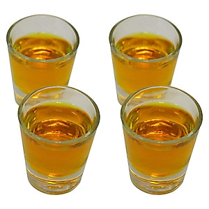 Fairly Odd Novelties Drunken Balance Stacking Drinking Game Includes 4 Shot Glasses 18 Chairs, 2oz, Clear (FON-10247)