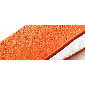 UbiGear Compact Smart Key Chain Expandable Leather Holder Organizer (Hold 1-6 Keys) (Leather, Orange)