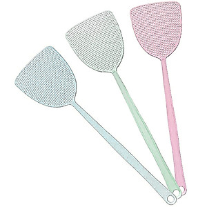 Fly Swatter - Cute Colorful Plastic Fly Swatter - Lightweight Flyswatters with Long Handle, House Fly Swatter for Indoor/Outdoor Flie, Mosquito, Bee Deals of The Day Lightning Deals