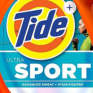 Tide Plus Febreze Sport Odor Defense Liquid Laundry Detergent Soap, HE Compatible, 94 Loads, 132 fl oz