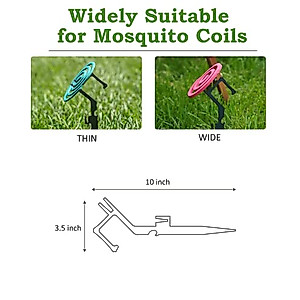 VROCUSE Pluggable & Hangable Mosquito Coil Holder for Outdoor, Camping, Patio, Hiking, Pool Side, etc.