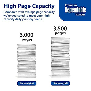 YOISNER TN227 TN-227 Toner Cartridge Black Compatible Replacement for Brother TN227 MFC-L3710CW L3770CDW L3750CDW HL-3210CW 3230CDW 3270CDW 3230CDN 3290CDW DCP-L3510CDW L3550CDW Printer, 1-Pack