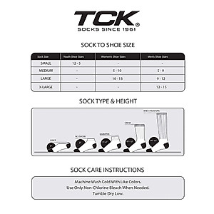 TCK Sports Elite Breaker Soccer Socks (Columbia Blue/Navy, X-Large)