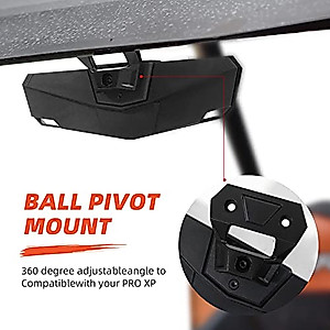 RZR PRO XP Rear View Mirror, Esploratori UTV Center Race Convex Rear View Mirror for Polaris RZR PRO XP/PRO XP4, Turbo R /4 2020 2021 2022 2023, High-Definition Rearview Mirror#2883763, 2883762