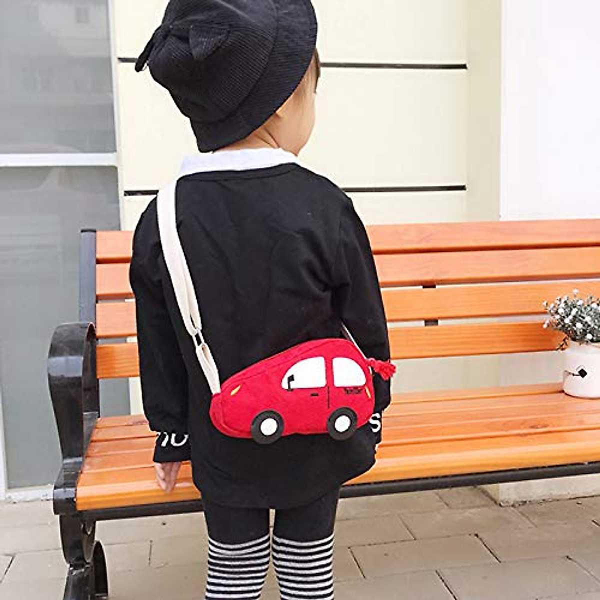 Suillty Kids Toddlers Cute Mini Car Shape Crossbody Bag Little Boys Girls Small Coin Purse Wallet Shoulder Handbags