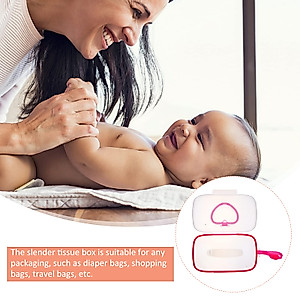 Baby Wipes Dispenser, Baby Dispenser, Storage Box, Tissue Storage Box Case, Baby Outdoor Travel Stroller Box
