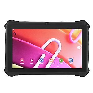 Pssopp Kids Tablet, 7 Inch Tablet Rear 8MP US Plug for Kids Photography (Green)