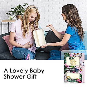 Baby Lounger Replacement Cover (Adjustable Ribbon), 100% Hypoallergenic Cotton Infant Nest Extra Cover, Premium Quality Baby Dock Cover (Pineapples)