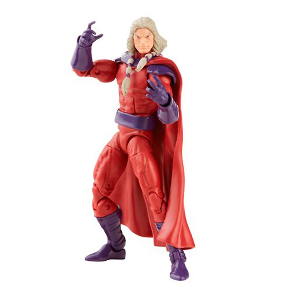 Marvel Legends Series 6-inch Scale Action Figure Toy Magneto, Premium Design, 1 Figure, and 5 Accessories , Red