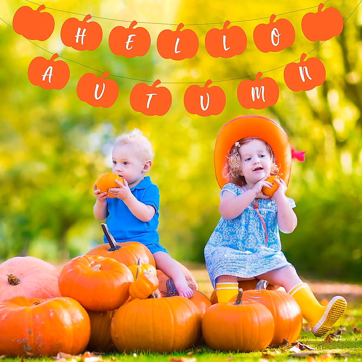 500 Pcs Pumpkin Shape Paper Cutouts Fall Classroom Bulletin Board Cutouts 5.9'' Pumpkin Die Cuts with Glue Points for Kids Classroom School Fall Halloween Thanksgiving Decor