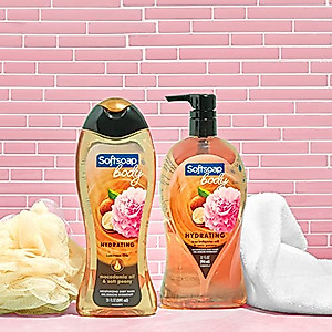 Softsoap Moisturizing body wash, macademia, 20 ounce pump, 20 Fl Oz, 4 Packs