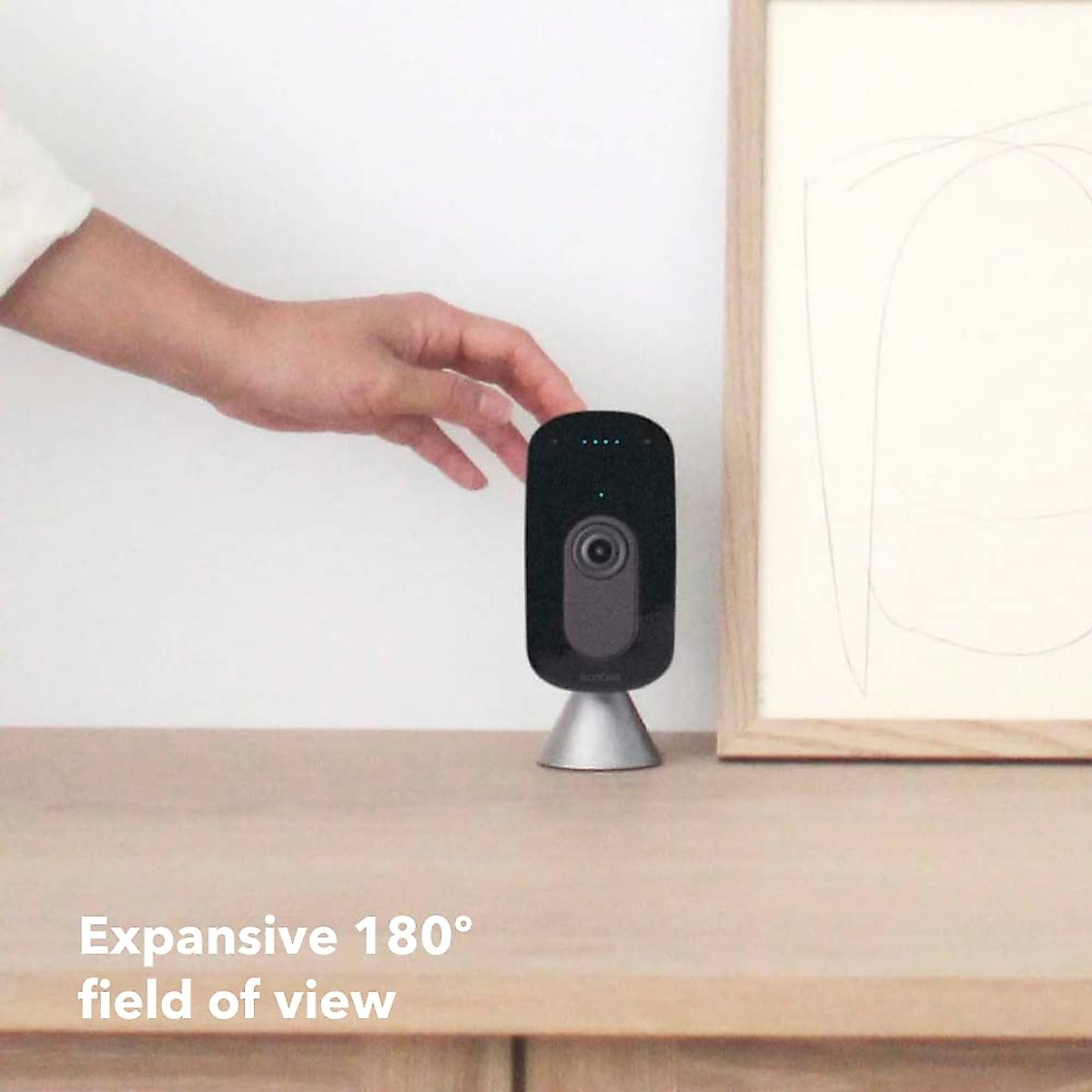 ecobee SmartCamera with Whole Home Sensors Bundle with ecobee Smart Camera Indoor WiFi Security Camera, 2 Pack SmartSensor for Doors & Windows, and ecobee SmartSensor 2 Pack. Smart Home - Compatible with ecobee Smart Thermostats for Home, Wifi Contact Sen