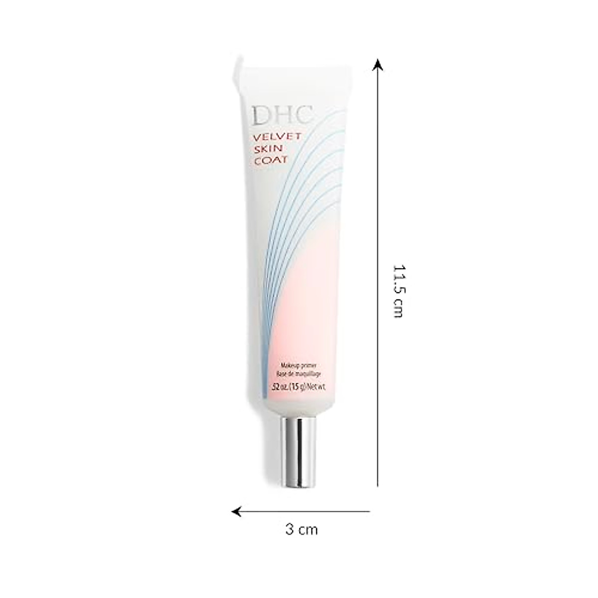 DHC Velvet Skin Coat, Mattifying Makeup Primer, Powder-Gel Formula, Minimizes look of pores, fine lines, and Imperfections, All skin types, Fragrance and Colorant Free, 0.52 oz. Net wt