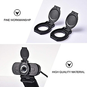 ibasenice 3 Sets 10 Pcs Cover Lens Cap Camera Supplies Camera Protective Lens Cover Webcam Lens Cap USB Camera Lens Cover Camera Accessories