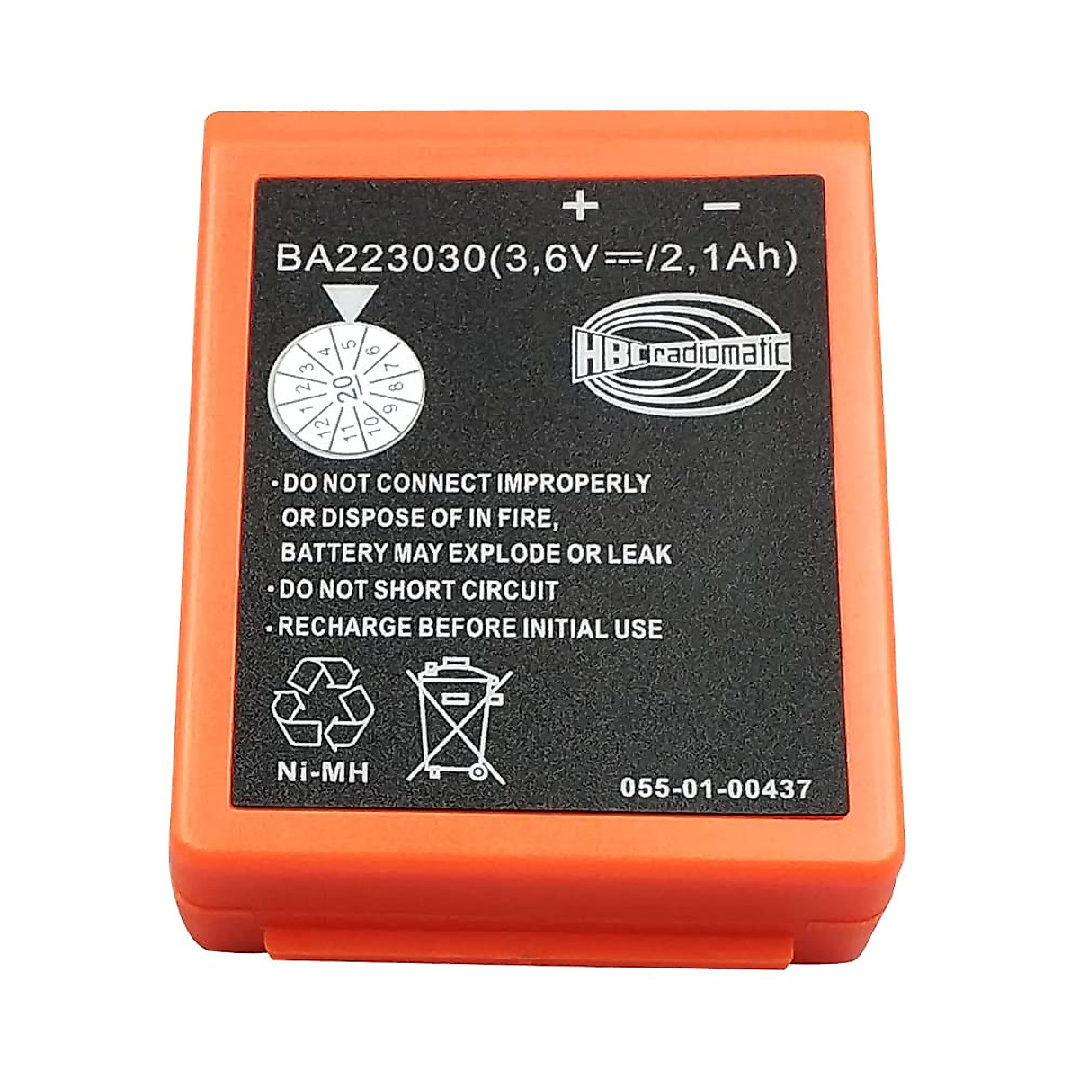 NOOKK HBC Remote Control Rechargeable Battery BA223030 3.6V 2100mAh for Crane Remote Control