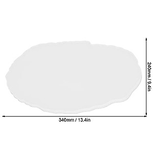 Resin Coaster Molds, Silicone Material Translucent Tray Inside Compatible with Most Materials Cups Mat for Trays for Gifts for DIY Coasters