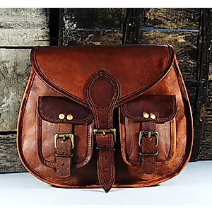 Satchel And Fable Leather Purse Cross body Shoulder Women Handbag I pad Bag