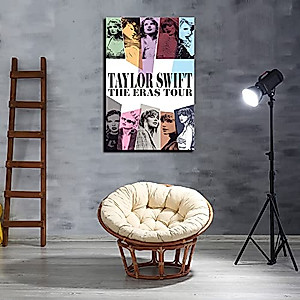Country Music Pop Singers Swift Album Poster Taylor Canvas Wall Art Aesthetic Decoration Printed Canvas Art Printing Decoration (12x18,Unframed)