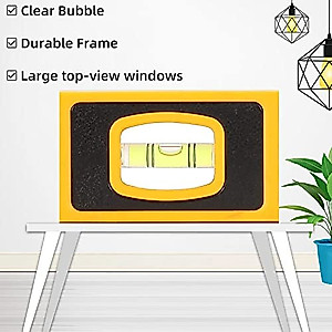 OLI 24-Inch Foldable Level Measuring Tool with 45°/90°/180° Bubbles