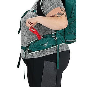 Osprey Tempest 20L Women's Hiking Backpack with Hipbelt, Stealth Black, WXS/S, Extended Fit