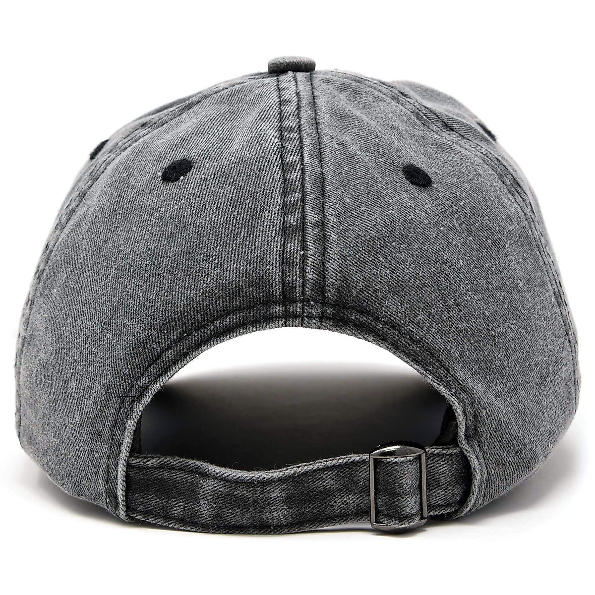 DALIX Wifey Hubby Couples Dad Hats Baseball Caps Gift Set of 2 in Washed Black