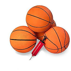 TRIUMPH SPORTS USA Play Maker Double Shootout Basketball Game Includes 4 Game-Ready Basketballs and Air Pump and Needle, Black