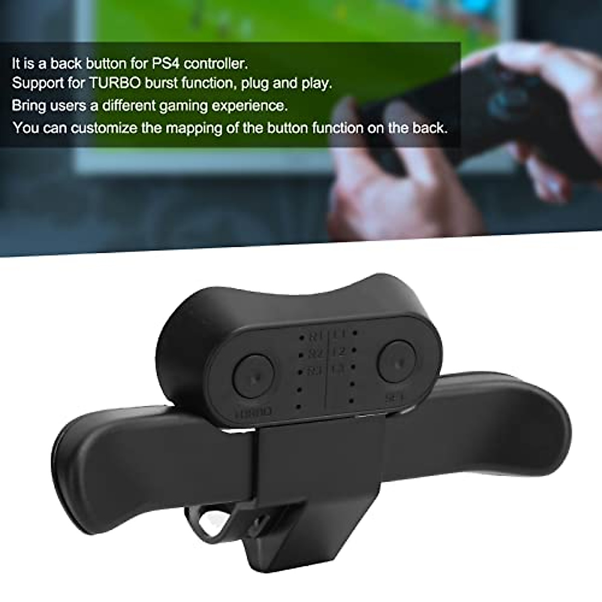 Controller Paddles for PS4, Controller Back Button Attachment, Customization Mapping Buttons ...