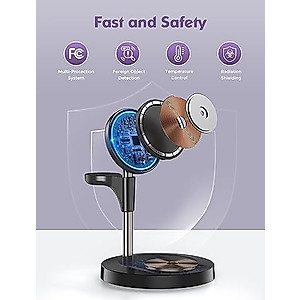 3 in 1 Wireless Charging Station for Multiple Devices Apple, Aeinidi 15W Fast Mag-Safe Charger Stand, Magnetic Charger for iPhone 14 13 12 Pro Max/Plus/Pro/Mini, Apple Watch, AirPods Pro 3 2, Black