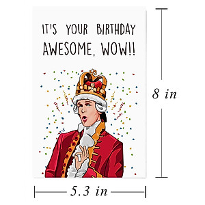 Hamilton Birthday Card,Musical Birthday Card,King George III Birthday Cards