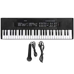 Electronic Organ, Environmentally Friendly Microphone And Recording Function 54 Key Piano Keyboard Bf-5438 For Outdoor Indoor Use Electronic Organ