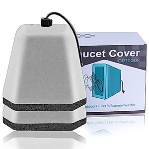 Manumarine Outdoor Faucet Covers for Winter, Foam Spigot Covers Winter Insulated for Freeze Protection (2pcs)
