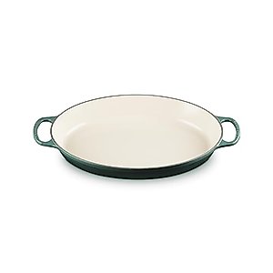 Le Creuset Enameled Cast Iron Signature Oval Baker, 3 qt., Artichaut