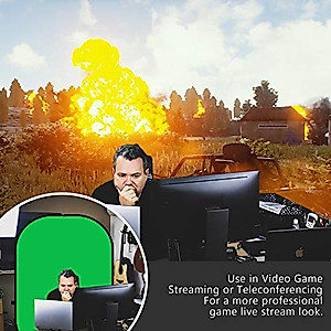 NEEWER 5x7ft/1.5x2m Chromakey Green Screen Blue Green 2 in 1 Double Sided Pop Up Collapsible Backdrop with Support Stand, Foldable Panel for Photo and Video Shooting, Live Streaming, Gaming