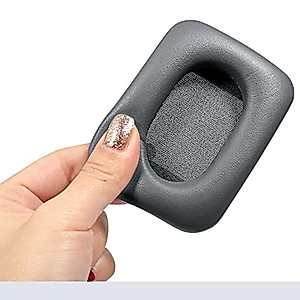 Replacement Earpads Protein Leather Ear Pads Cushions Cover Repair Parts Compatible with Monster Inspiration Over-Ear Headphones (Grey)