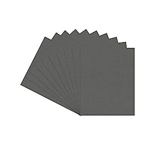 Charcoal Grey 11x14 Backing Board - Uncut Photo Mat Board (10-Sheets)