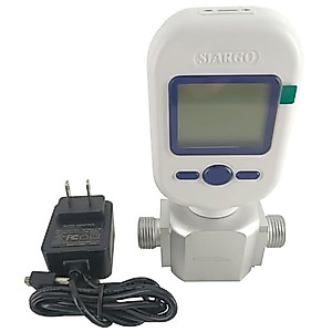 BHYIQI Gas Mass Flow Tester Mass Air Flowmeter with Range 0 to 250L/Min Precision 士2.0+0.5FS% LCD Display 12 mm Tube Diameter