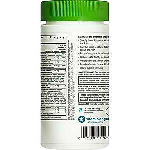 Rainbow Light Prenatal One Multivitamin, Folic Acid, Calcium, & Vitamin D, Gluten Free, Supports from Conception to Postnatal, Clinically Proven Absorption, 150 Tablets