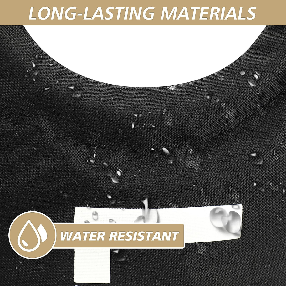 Maxsilan 125L X-Large Laundry Basket, Freestanding Tall Clothes Hamper, Collapsible Laundry Bag,Waterproof with Foam Protected Aluminum Handles for College Dorm, Family, Black