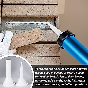 Three bearing energy-saving blue aluminum tube universal sausage glue gun, reusable to prevent dripping, 12:1 thrust, uniform thrust (one picece)