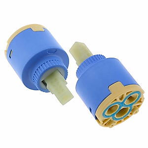 35 Ceramic Faucet Valve DGZZI 35mm Ceramic Faucet Cartridge for Single Handle Kitchen Basin Faucet Part, Ceramic Faucet Valve