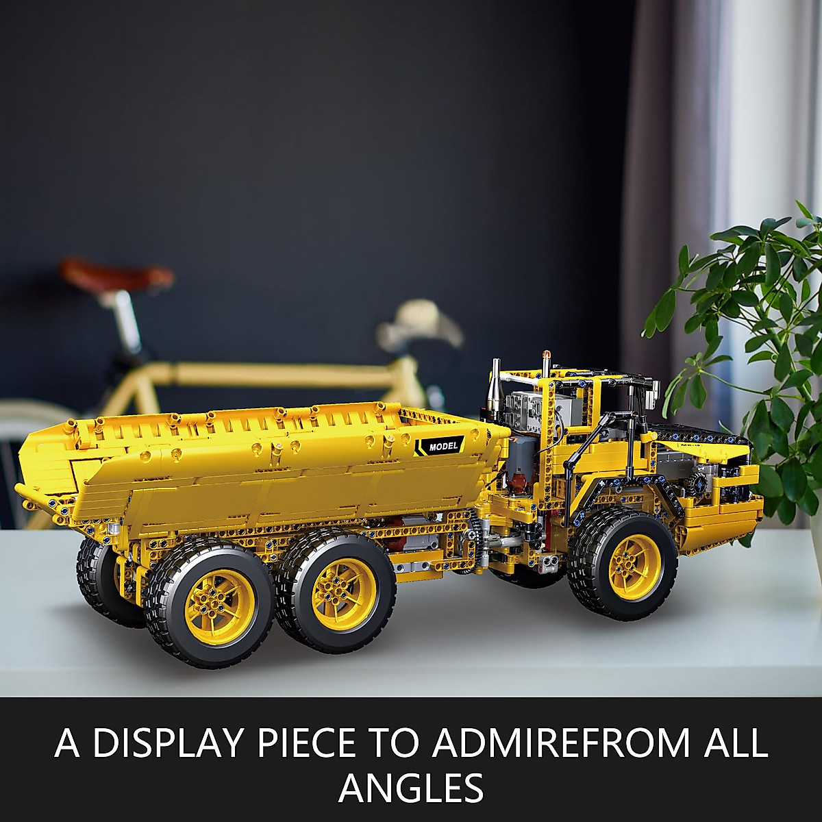 Mould King 17010 Engineering Dump Truck Building Block Kits, MOC Building Blocks Set to Build, Gift for Kids Age 8+/Adult Collections Enthusiasts(1888 Pieces with Motor/APP Remote Control)