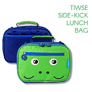 TWISE SIDE-KICK LUNCH BAG FOR SCHOOL OR TRAVEL (DINO)