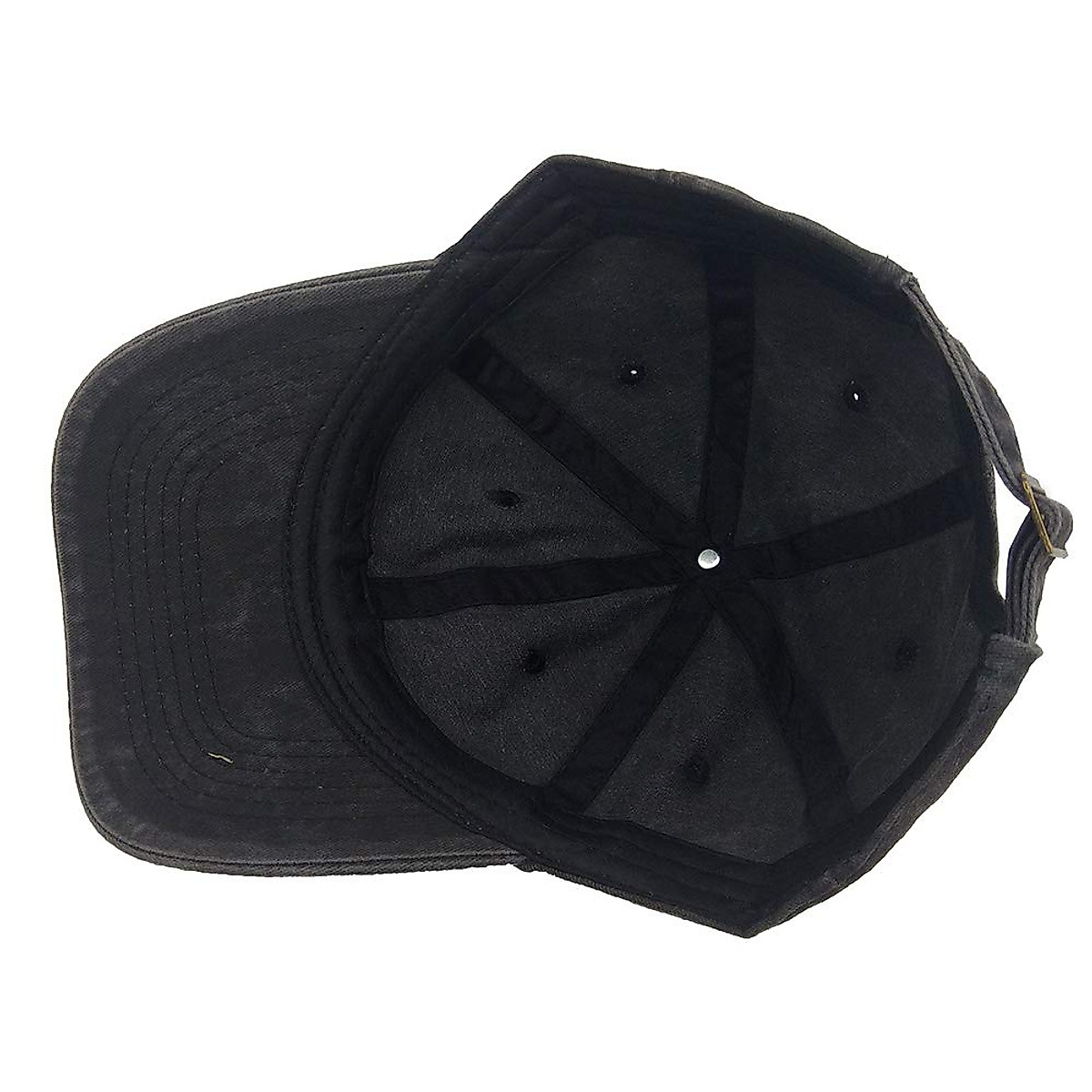 OASCUVER Lake Hair Don't Care Hat, Distressed Cotton Adjustable Lake Life Baseball Cap for Men Women