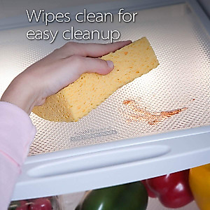 Duck Brand Clear Classic Easy 286014 Refrigerator Shelf Liner, 11 x 17 inch Sheets