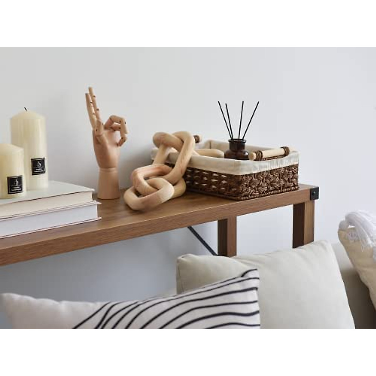 StorageWorks 3-Section Wicker Baskets + StorageWorks Open Home Storage Wicker Baskets