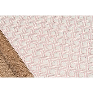 Erin Gates by Momeni Langdon Windsor Pink Hand Woven Wool Area Rug 2' X 3'