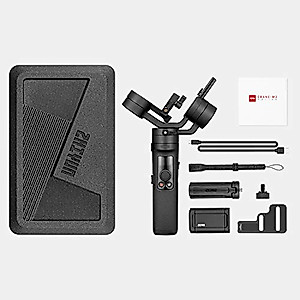 ZHIYUN Crane M2 3-Axis Gimbal Stabilizer for Light Mirrorless Camera,Action Camera,Smartphone,for Sony A6000,A6300,A6500,RX100M,GX85,Gopro Hero 5/6/7,iPhone Xs XR,WiFi/Bluetooth Control,720g Payload