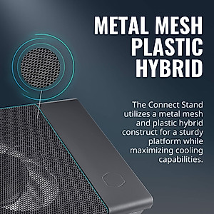 Cooler Master NotePal Connect Stand Network Devices Cooling Solution, Metal Mesh, SickleFlow 120 Reverse Edition Fan, and USB Connectivity