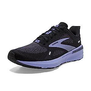Brooks Women’s Launch GTS 9 Supportive Running Shoe - Black/Ebony/Purple - 7