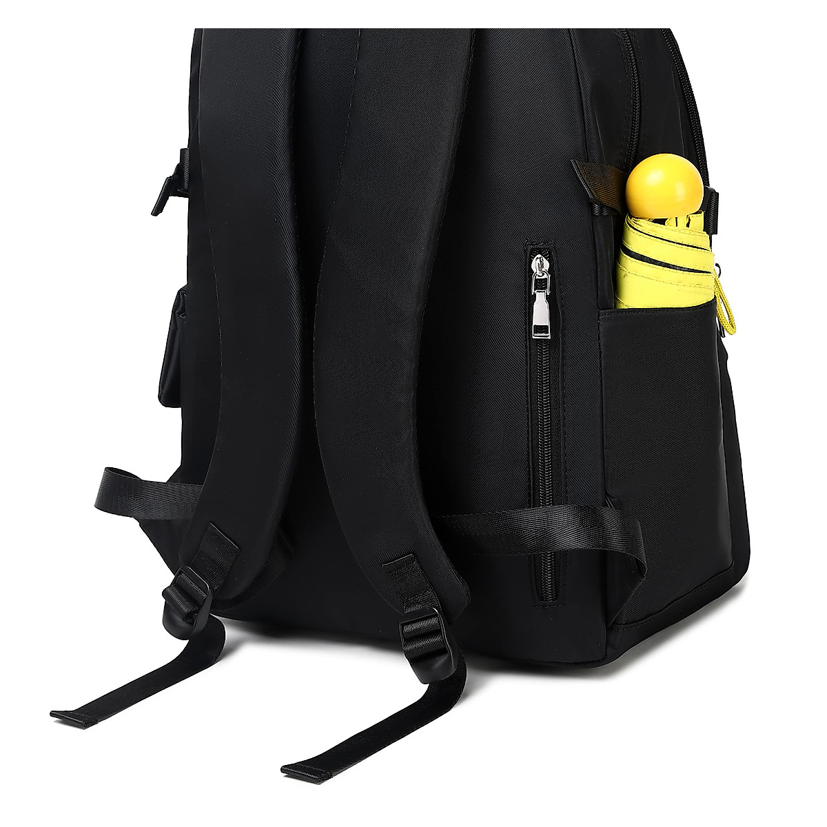 Teecho Cute Backpack for Girl Fashion Waterproof Daypack for Women Black